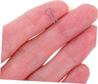 DOITOOL 100stücke R-Form Brennstifte Hochtemperaturbeständig Wolframdraht Keramik Schmuckanhänger Töpferofen Zubehör DIY Basteln Tonarbeiten