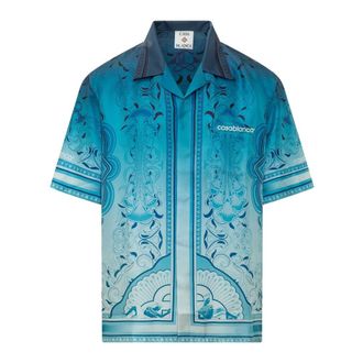 Casablanca Herren, Shirts, Blau, LGr&ouml;&szlig;e