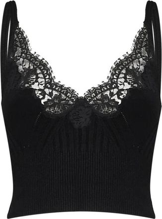 Ermanno Scervino Top - Femme - Tops - Noir - Taille: 42 FR
