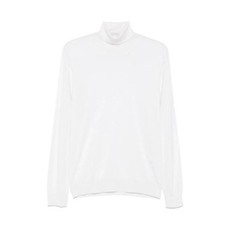 Fedeli Stilvoller Pullover in Verschiedenen Farben - - Knitwear - Herren - Wei&szlig; - 4XL