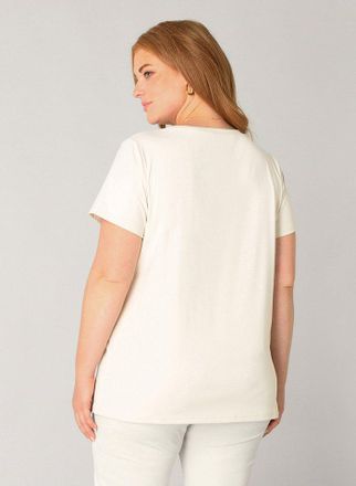 Base Level Curvy V-Shirt mit Stretch