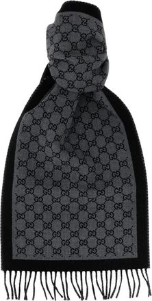 Gucci GG Supreme Wollschal - - Accessories - Herren - Grau - ONE SIZE