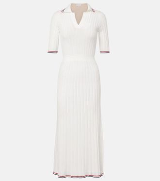 Brunello Cucinelli Robe midi en coton