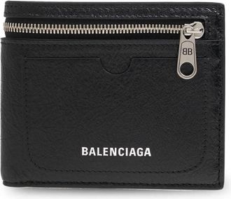 Balenciaga Superbusy Portemonnaie mit Logo-Print - Schwarz