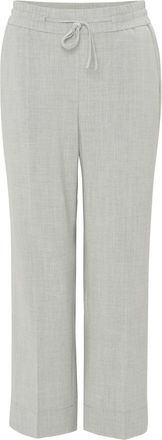 OPUS Damen City Pants | City Pants MELOSI Relaxed mit Gummibund Hazy Fog Melange, 44