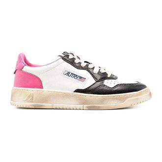 Autry Femme, Chaussures, Blanc, Taille: 36 EU Super Vintage Low Baskets