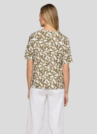 Rabe Rundhalsshirt mit Allover-Muster