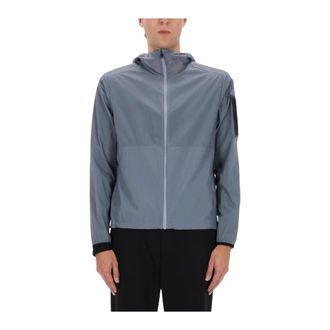 HUGO BOSS Homme, Vestes, Gris, Taille: XL Veste Performance &agrave; Capuche et Fermeture &Eacute;clair Int&eacute;grale