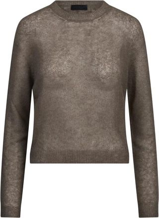 Dondup Femme, Pulls, Brun, Taille: 38 FR Pull col rond