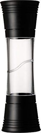 Kyocera Keramik Mühle DUAL, Kräuter- & Gewürzmühle, 2x Verstellbares Keramikmahlwerk, Salz und Pfeffermühle für intensives Aroma, Rostfrei, feuchte Reinigung 