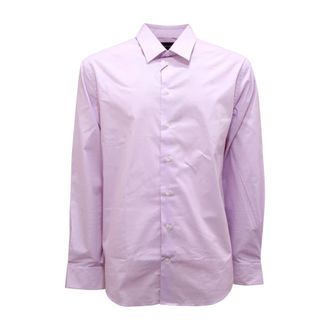 Armani Modern Fit Hemd - - Shirts - Herren - Rosa - M