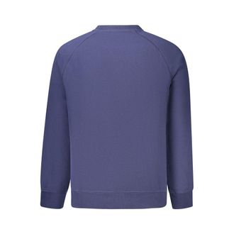 Timberland Logo-Embroidered Cotton Sweatshirt - Blue