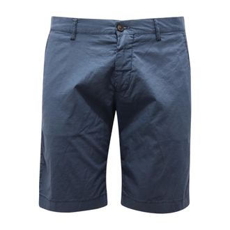 Berwich Italienische Stil Bermuda Shorts - - Shorts - Herren - Blau - S