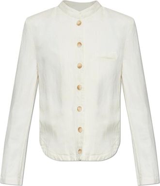 Emporio Armani Femme, Vestes, Beige, Taille: 38 FR Vestes