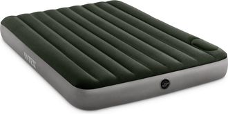 Intex 64763E Dura-Beam Standard Downy Luftmatratze: Fiber-Tech, Queen-Size-Gr&ouml;&szlig;e, integrierte Fu&szlig;pumpe, 25,4 cm Betth&ouml;he, 272,2 kg Tragkraft