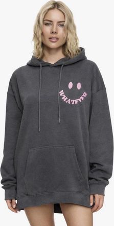 Worldclassca Hoodie Worldclassca Oversized WHATEVER Hoodie Kapuzenpullover Sweatshirt Neue Kollektion - Stilvolle und gem&uuml;tliche Casual Mode f&uuml;r Damen