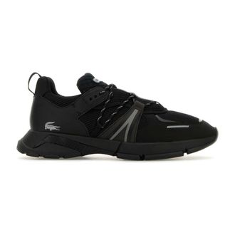 Lacoste Schwarze Stoff Sneakers - - Shoes - Herren - Schwarzk - 40 1/2 EU
