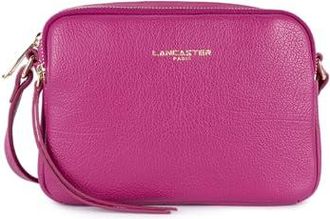 Lancaster | Dune - Petit Sac Trotteur Cuir de Vachette Grainé Orchidée foncé