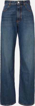 Alaia Alaïa Low-Rise Straight Jeans
