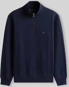 Tommy Hilfiger Regular Fit Troyer aus Baumwoll-Mix