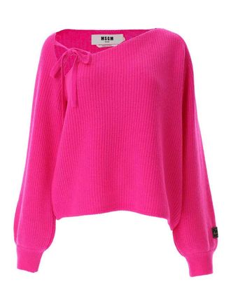 Msgm M. S.G. M. Pull Col Rond - Multicolore