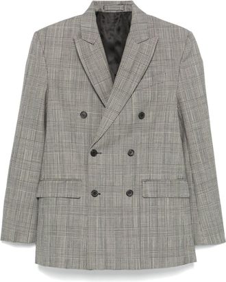 Wardrobe.NYC blazer à motif Prince de Galles - Tons neutres