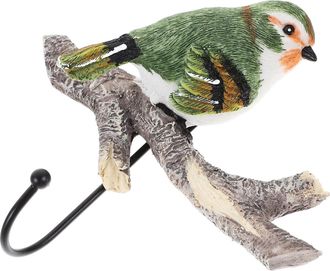 BESPORTBLE Kunstharz Vogel Wandhaken Kleiderhaken Dekorativer Einzelhaken f&uuml;r Haushalt und Garten Wasserfest Verschlei&szlig;fest Platzsparend Zuf&auml;llige Farbe Zuf&auml;llig