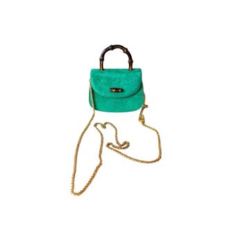 Gucci Pre-owned Bamboo Mini Bag - - Pre-owned - Damen - Gr&uuml;n - ONE SIZE