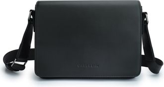 Carlheim Crossbody bag, Cross-Wear Kai, Genuine Leather, Black