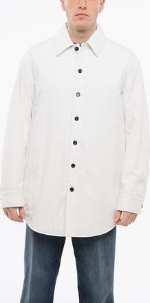 Bottega Veneta Gesteppte Overshirt aus Baumwolle mit Leistentaschen Bottega Veneta