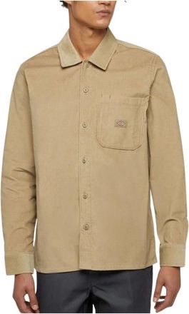 Dickies Homme, Chemises, Beige, Taille: S Chemise en velours c&ocirc;tel&eacute;
