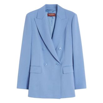 Max Mara Max Mara Studio Jacken - - Jackets - Damen - Blau - 2XL