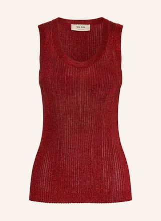 Mos Mosh Mos Mosh Stricktop Mmrelana Mit Glanzgarn rot