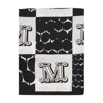 Max Mara Femme, Accessoires, Multicolore, Taille: ONE Size Foulard en Soie Imprim&eacute;e