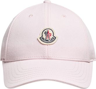 Moncler Moncler Casquette En Gabardine, Femme, Rose, Taille: Uni