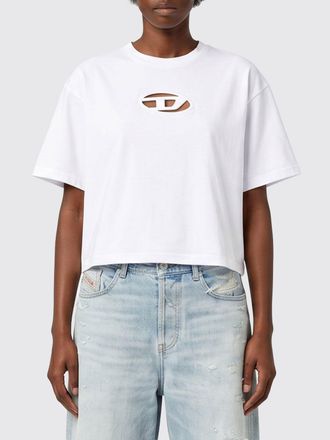 Diesel T-Shirt Femme couleur Blanc