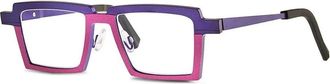 Theo Eyewear Brille mit eckigem Gestell - Violett