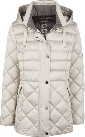 Barbara Lebek Steppjacke Damenjacke oder Herbstjacke mit Steppmuster und abknöpfbarer Kapuze