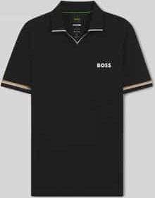 HUGO BOSS Slim Fit Poloshirt mit Label Print Modell PL_TOC SERVE 2