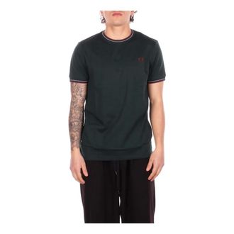 Fred Perry Herren, Oberteile, Gr&uuml;n, MGr&ouml;&szlig;e