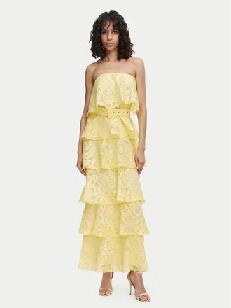 Access Fashion Abendkleid 63-3388-0291 Gelb Regular Fit