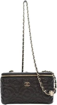 Chanel Sac bandouli&egrave;re vintage doccasion - Femme - Pre-owned - Noir - Taille: ONE Size