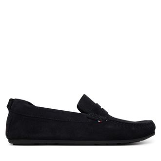 Tommy Hilfiger Mokassins Tommy Hilfiger Core Hilfiegr Suede Driver FM0FM05789 Dunkelblau