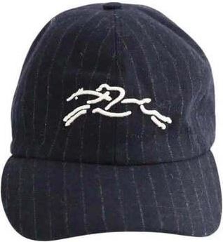 Longchamp Casquette en coton bleue