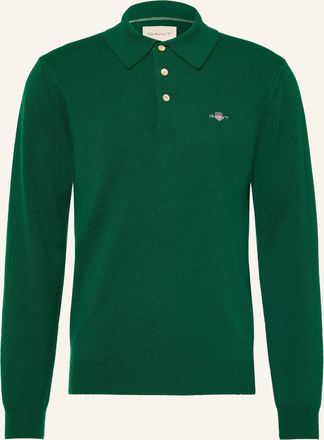 GANT Strick-Poloshirt gruen