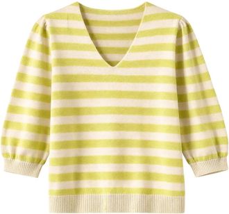 Twinset Femme, Pulls, Vert, Taille: 38 FR Maille Col V