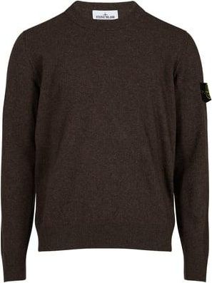 Stone Island Pull droit col rond en laine