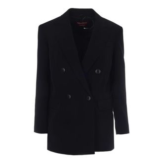 Max Mara Einknopf-Blazer aus Cady - - Jackets - Damen - Schwarzk - XS