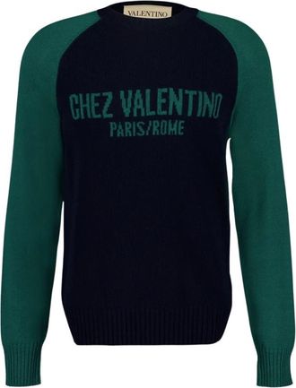 Valentino Garavani Homme, Pulls, Multicolore, Taille: XL Pulls &agrave; col rond