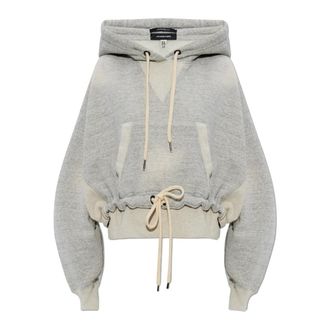 R13 Femme, Sweatshirts et sweats &agrave; capuche, Gris, Taille: 36 FR SweaT-shirts &agrave; capuche